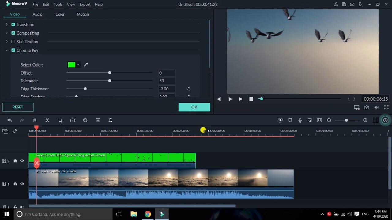 Filmora 9 | Remove Green Screen Filmora9 | Green Screen remove in ...