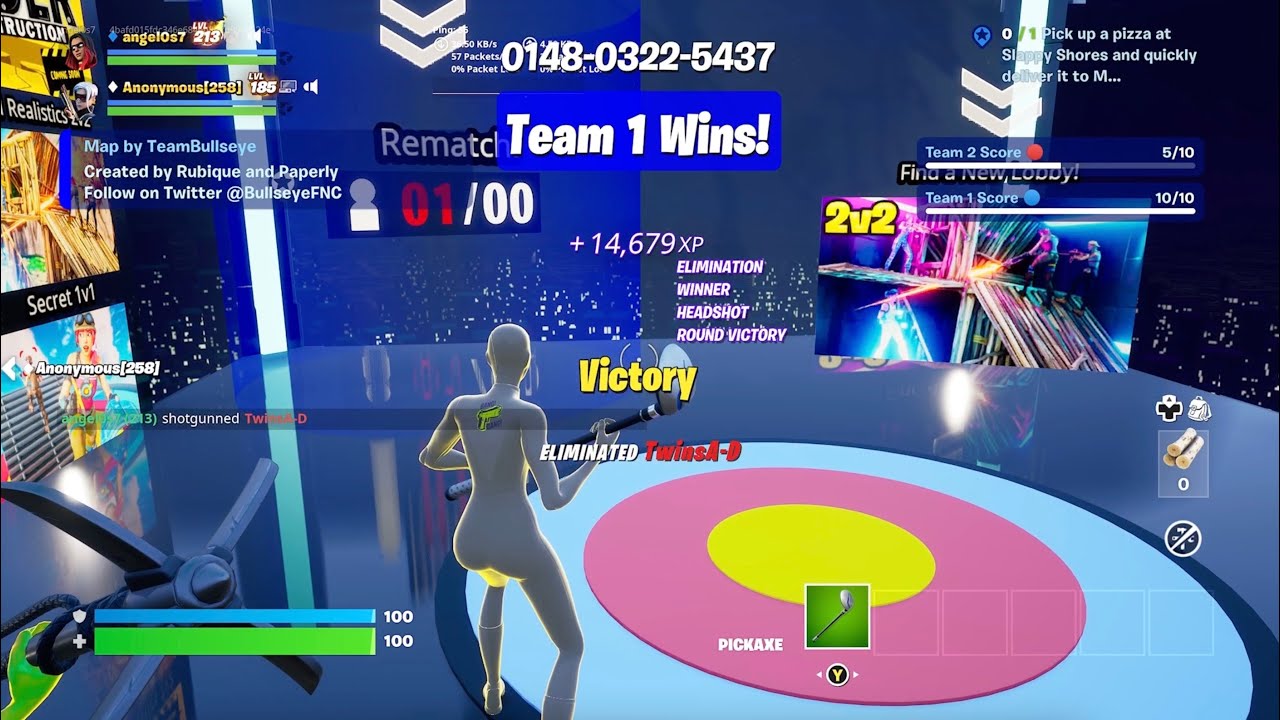 Fortnite - Piece Control 2V2 - YouTube