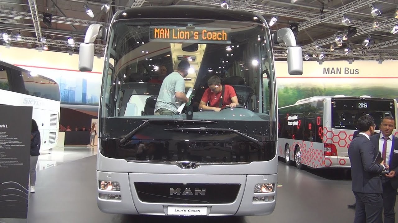 MAN Lion's Coach L EfficientLine Bus (2017) Exterior and Interior - YouTube