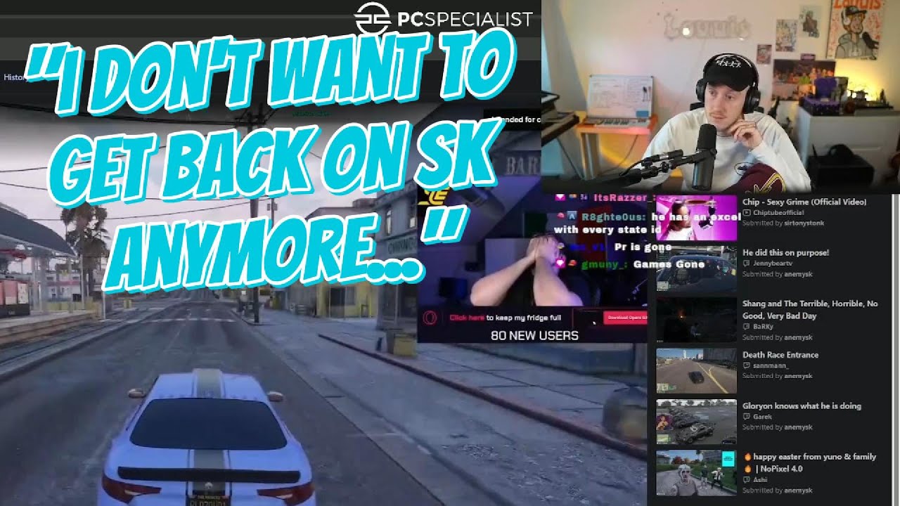 Louu Reacts to Ste & Bambi ERP | NoPixel 4.0 GTA RP - YouTube