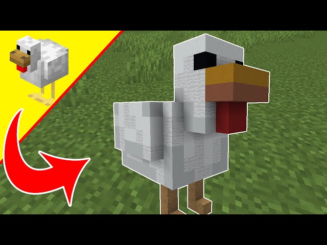 Minecraft Chicken Statue