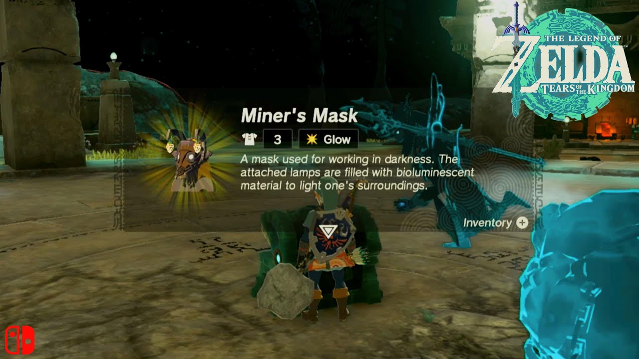 Legend of Zelda TOTK - Finding "Miner's Mask" Abandoned Kara Kara Mine ...