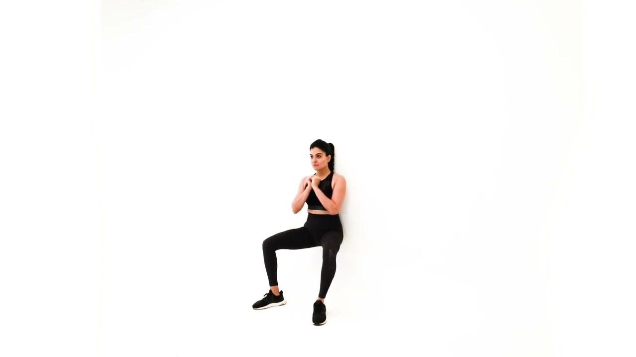Wall Squat Hold - YouTube