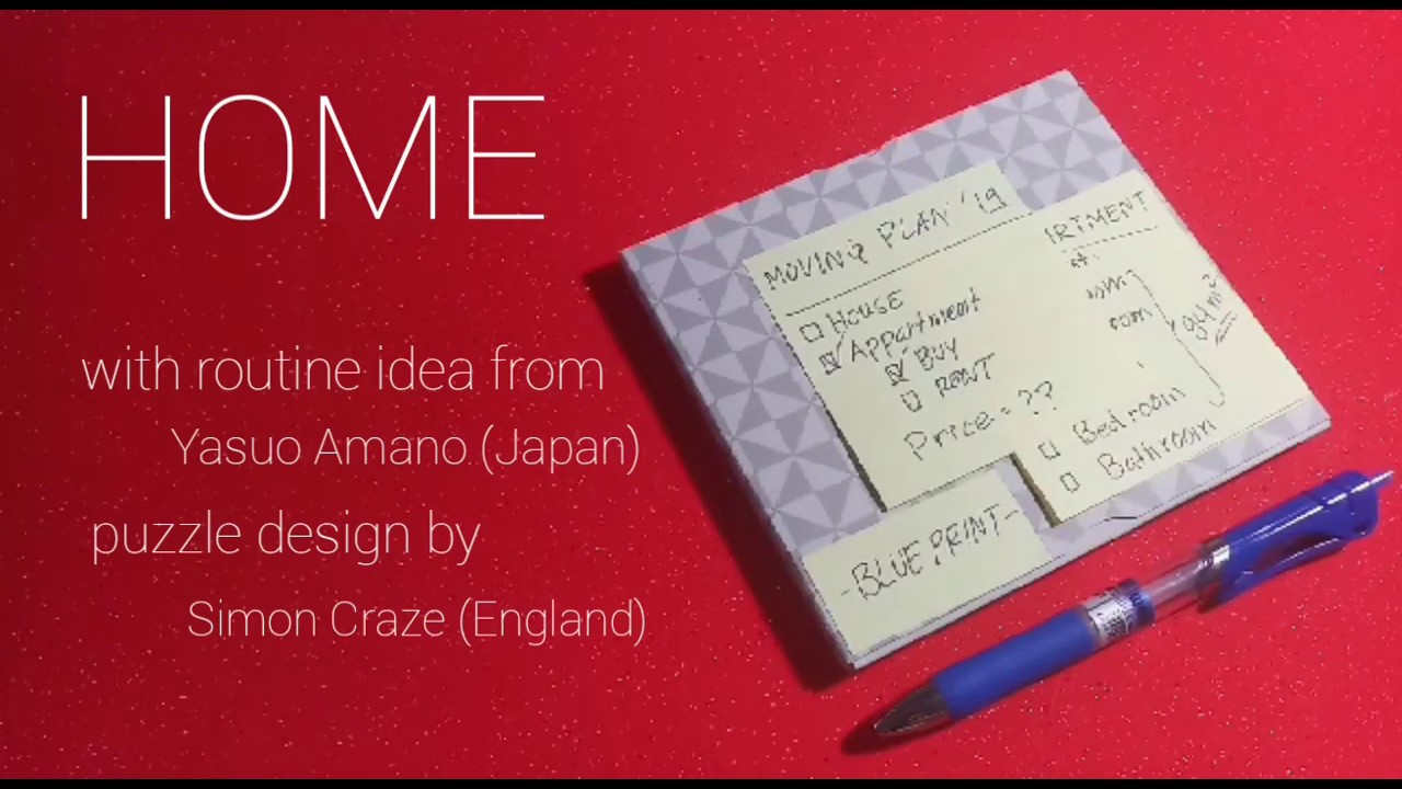 HOME - Tenyo Perpetual Puzzle (Winston Free's Puzzle) - YouTube