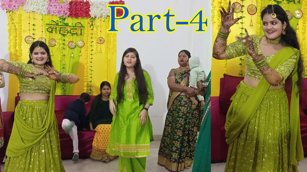 🌿Our Mehedi Ceremony || Mehendi Function || Mehendi - UP Vlogger Boby Pal || 💚Mehandi Dance💚 ...