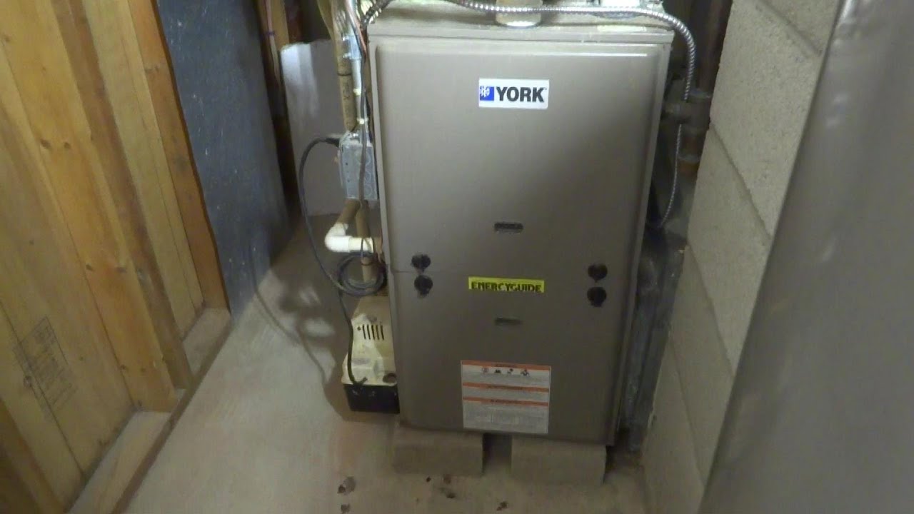 YORK GAS FURNACE SERVICE CALL - YouTube