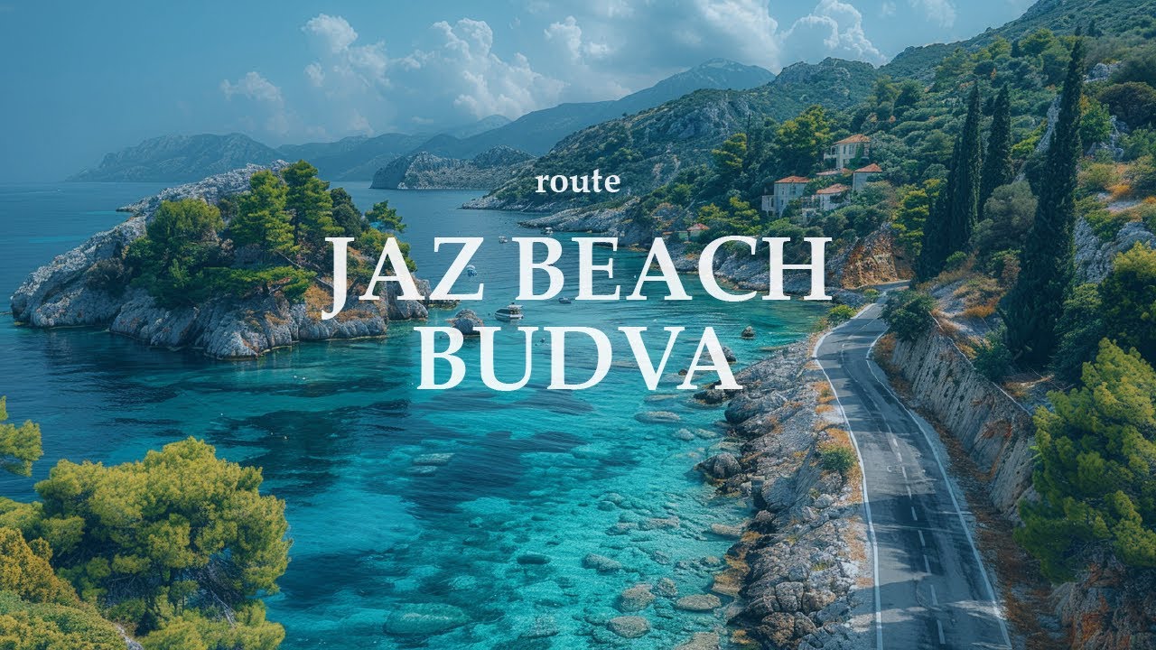 Route Jaz Beach - Budva Montenegro | Put Plaža Jaz - Budva Crna Gora ...