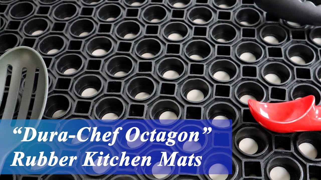 “Dura-Chef Octagon” Rubber Kitchen Mats - YouTube