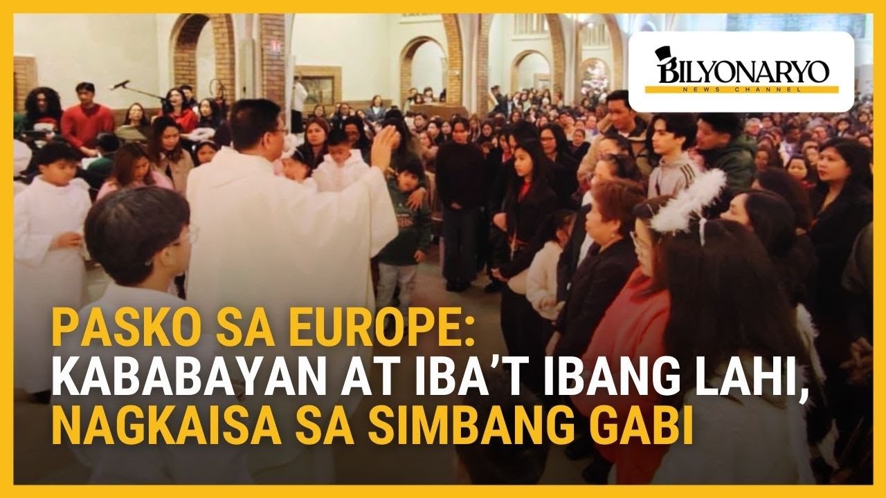 Pasko sa Europe: Kababayan at Iba’t Ibang Lahi, Nagkaisa sa Simbang ...