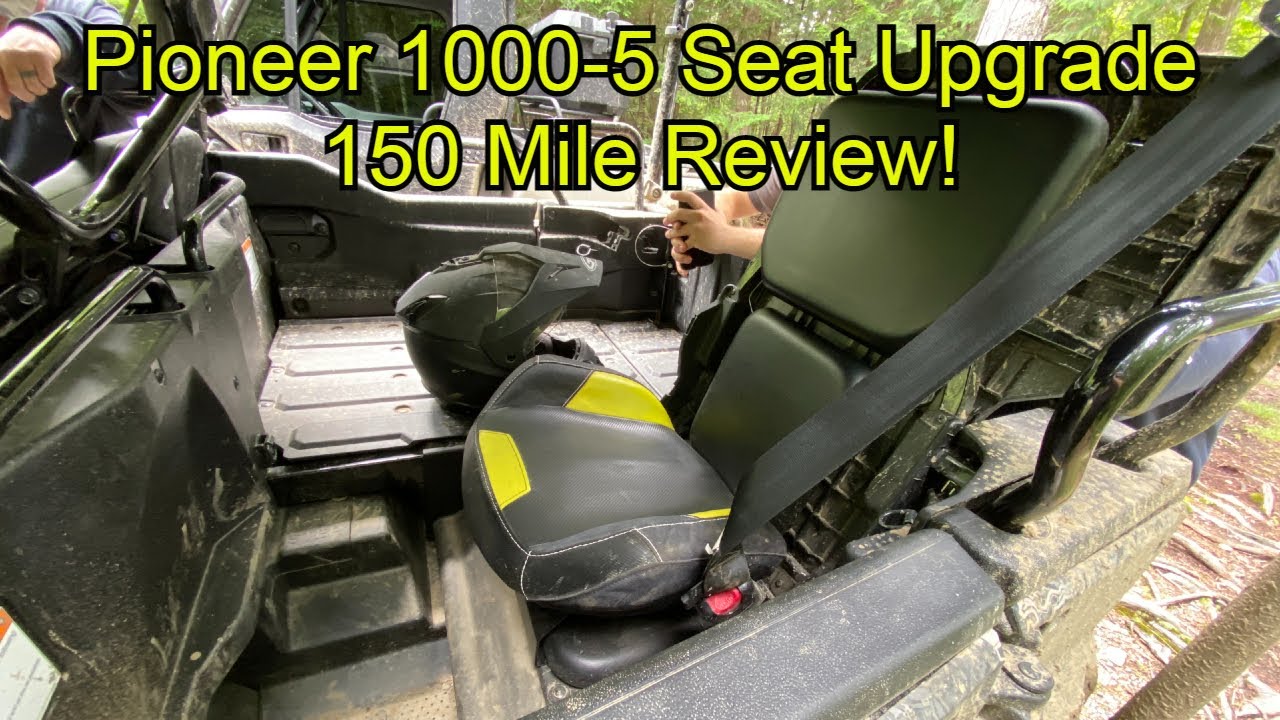 2021 Honda Pioneer Rear Seat Upgrade 150 mile Review - YouTube