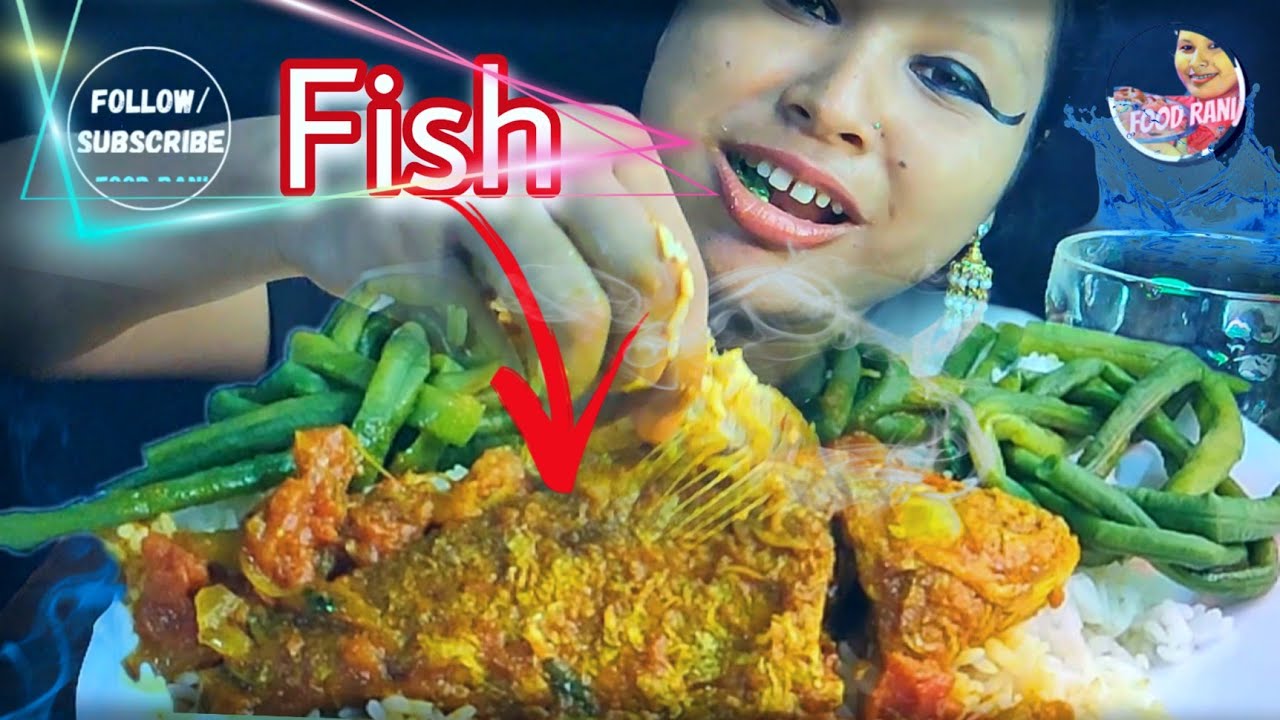kata Laga Fish Mukbang By Food Rani, Food Eating Show Natural. - YouTube