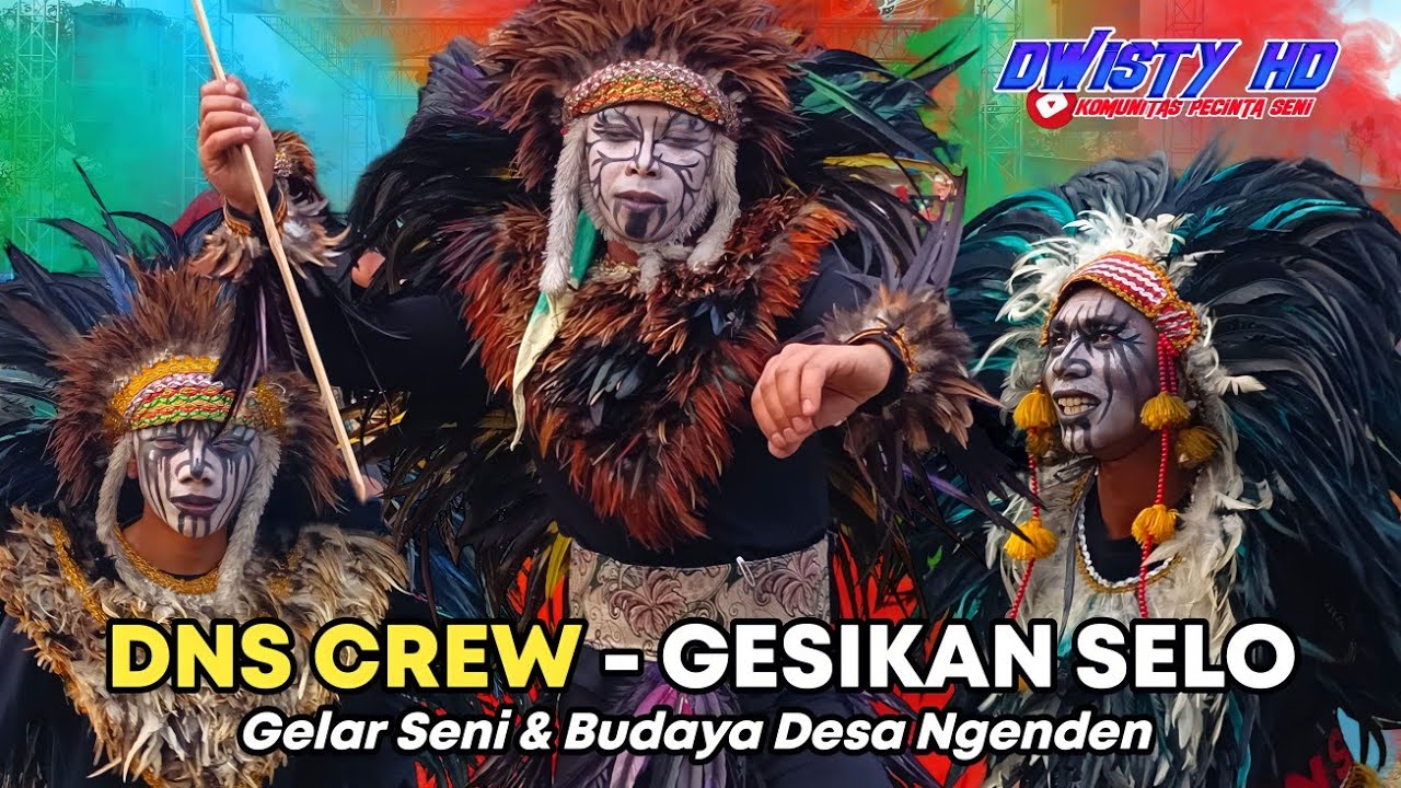 TARIAN APACHE DAYAKAN DNS CREW GESIKAN SELO LIVE ACARA GELAR SENI ...