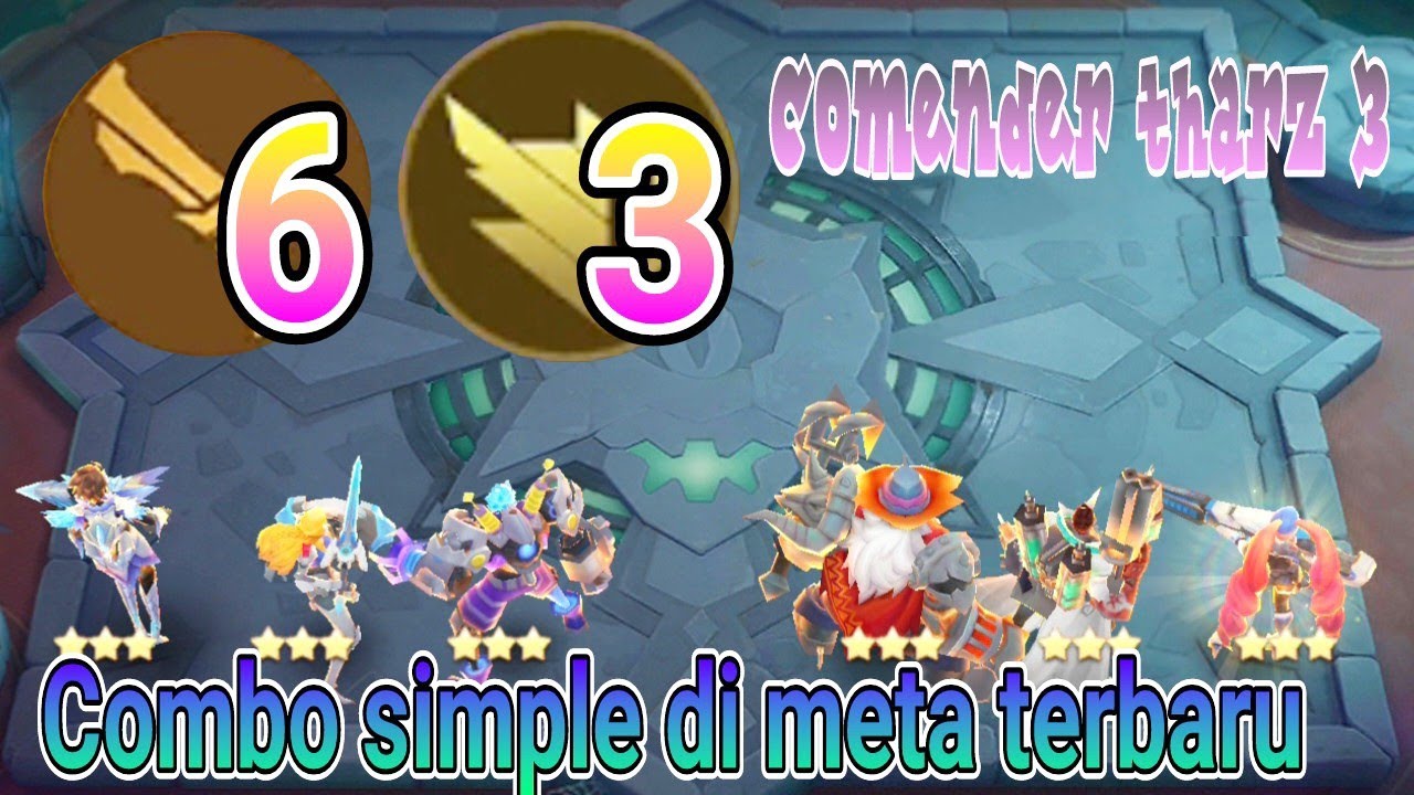 BERMAIN THARZ SKILL 3, SEMUA HERO BINTANG 3, COCOK BUAT PEMULA COMBO 6 GUNNER 3 S.A.B.E.R - YouTube