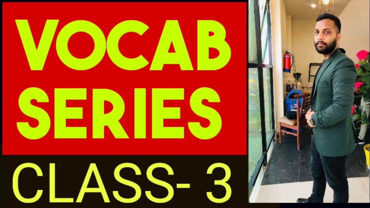 CLASS-3 // VOCAB SERIES //SSC_JHT - YouTube