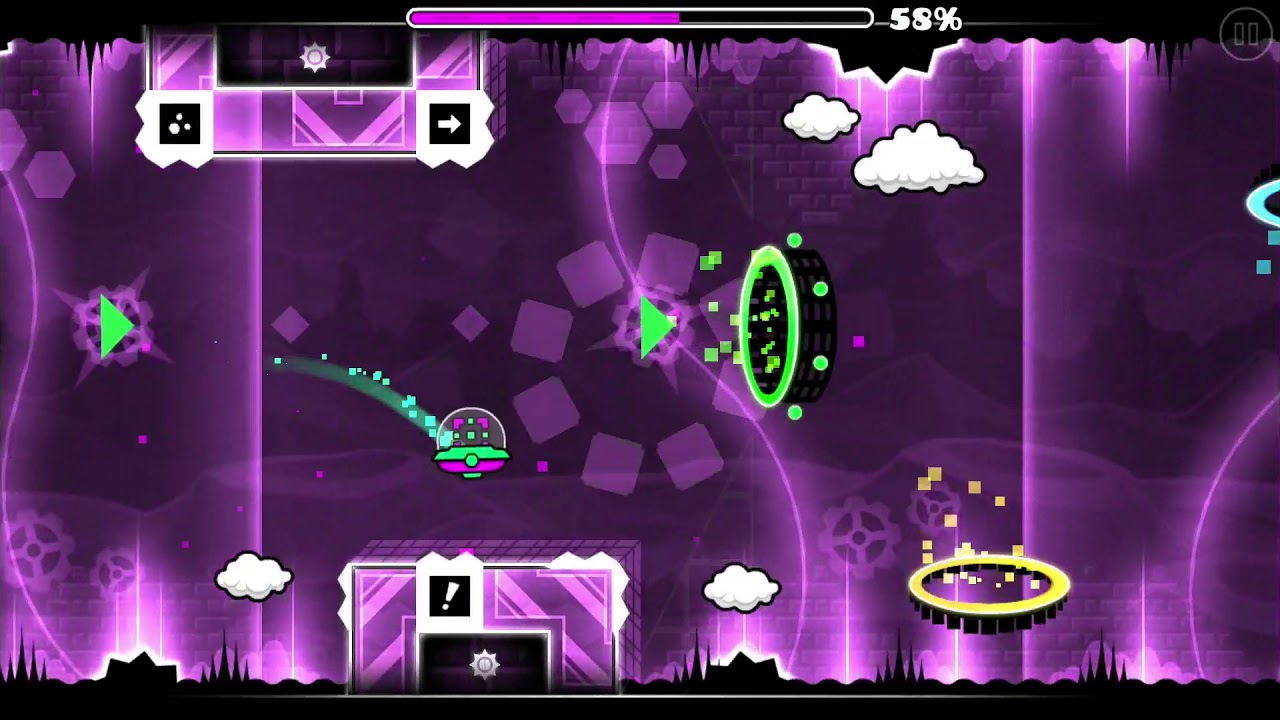 Geometry Dash - Daily Level (17/11/2018): "Luminous" by klafterno95 (2/ ...