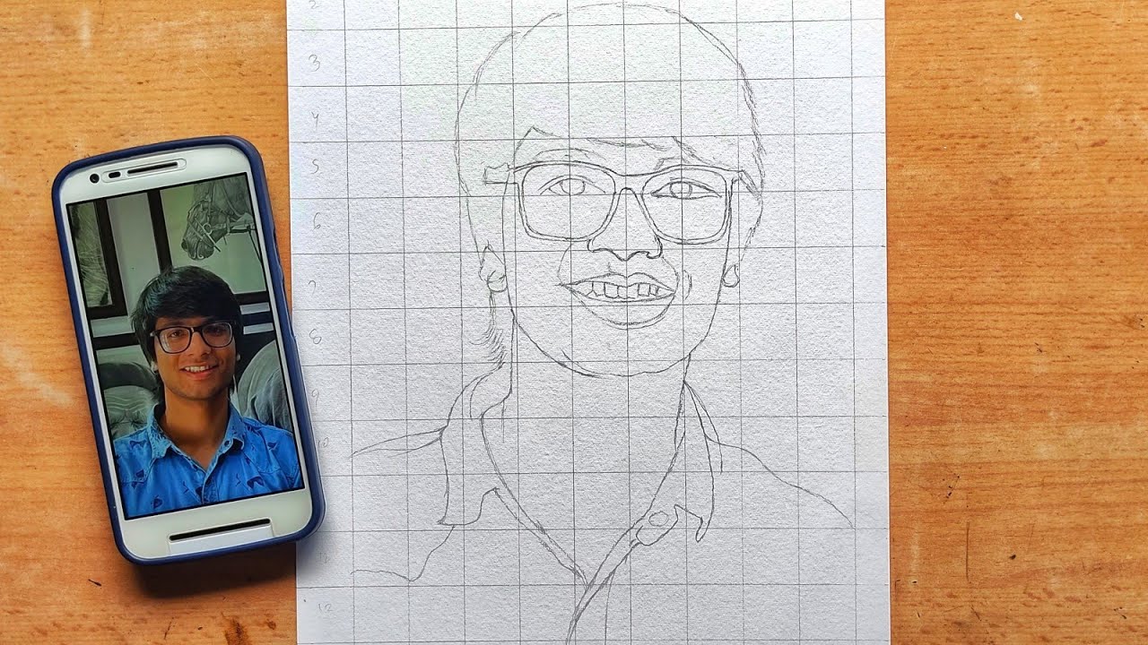 How to draw sourav joshi Outline | sourav joshi drawing |@souravjvlogs ...