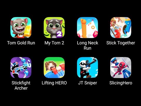Talking Tom Gold Run,My Tom 2,Long Neck Run,Stick Together,Stick Fight ...