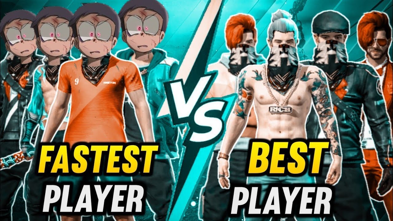 Free Fire Nobita Fastest Player's Vs Best Player's Full Gameplay🔥🥵 ...