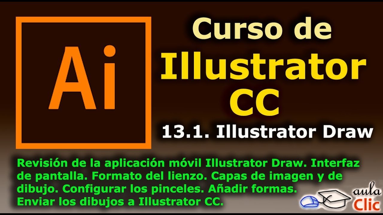 Curso de Illustrator CC. 13.1. Illustrator Draw - YouTube