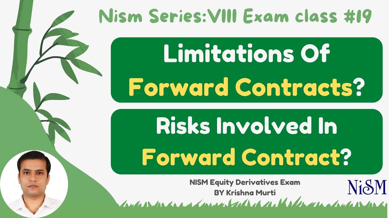 NISM 8 | Limitations of Forward Contracts | Risk Involved in Forward ...