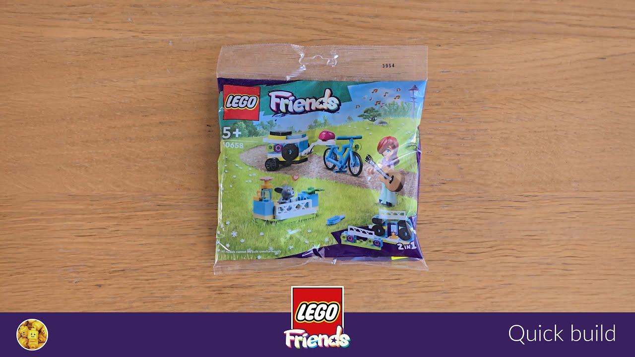 🎧 LEGO 30658 Friends Mobile Music Trailer (bag 01) (no talking) - YouTube