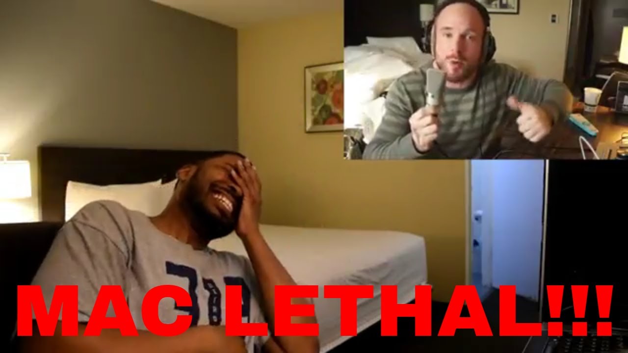 MAC LETHAL Rapping Fast in a Hotel Room REACTION - YouTube