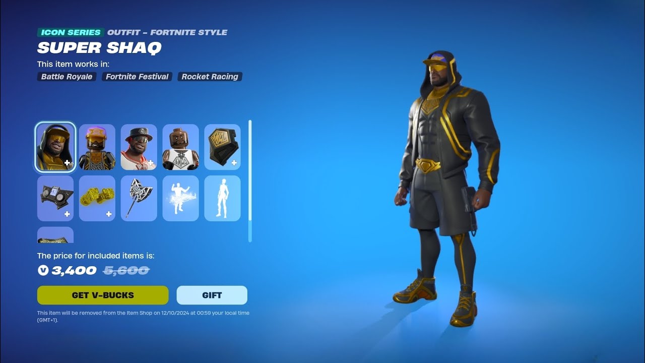 *NEW* Fortnite Shaq Bundle Showcase! - YouTube