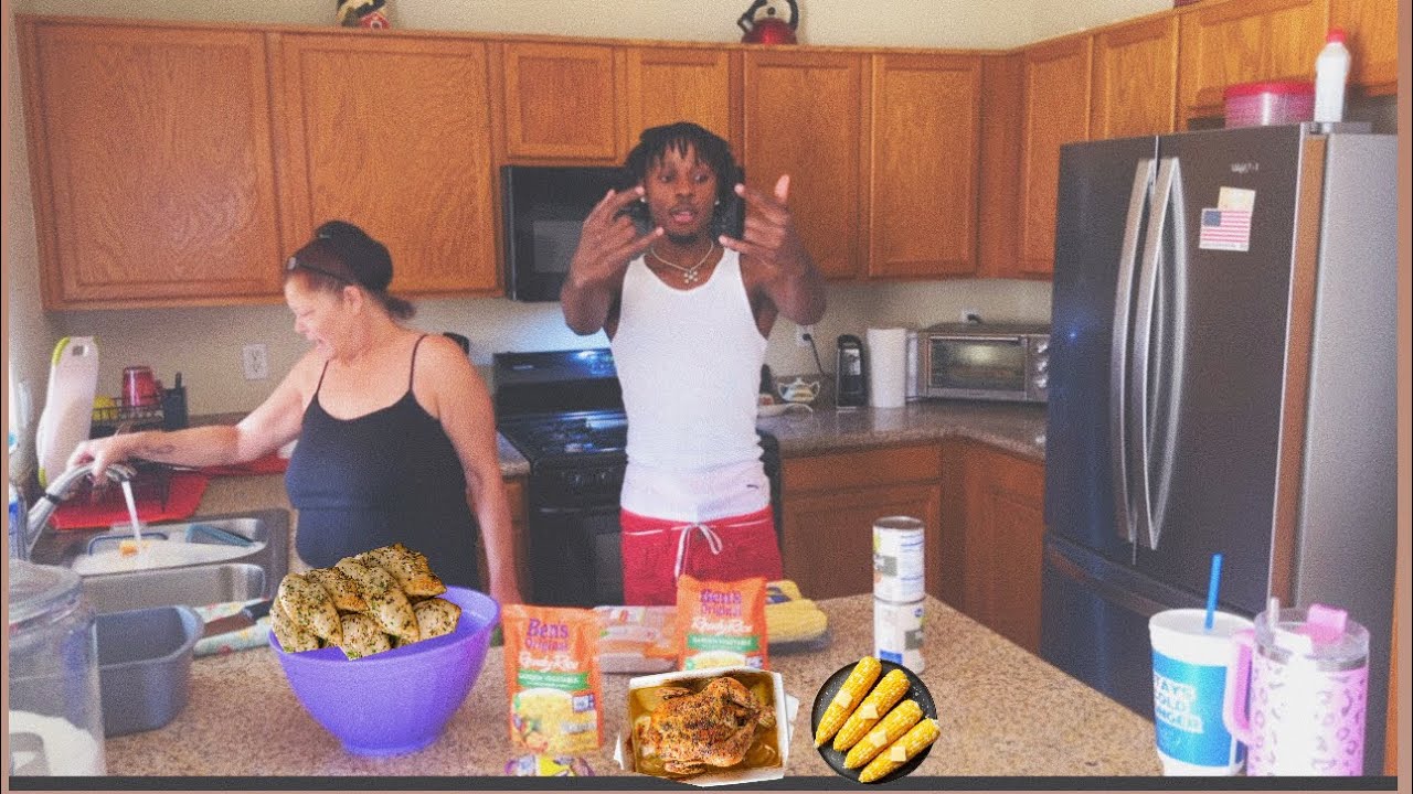 Cooking with kriss on New Year’s Eve (white people dish) - YouTube