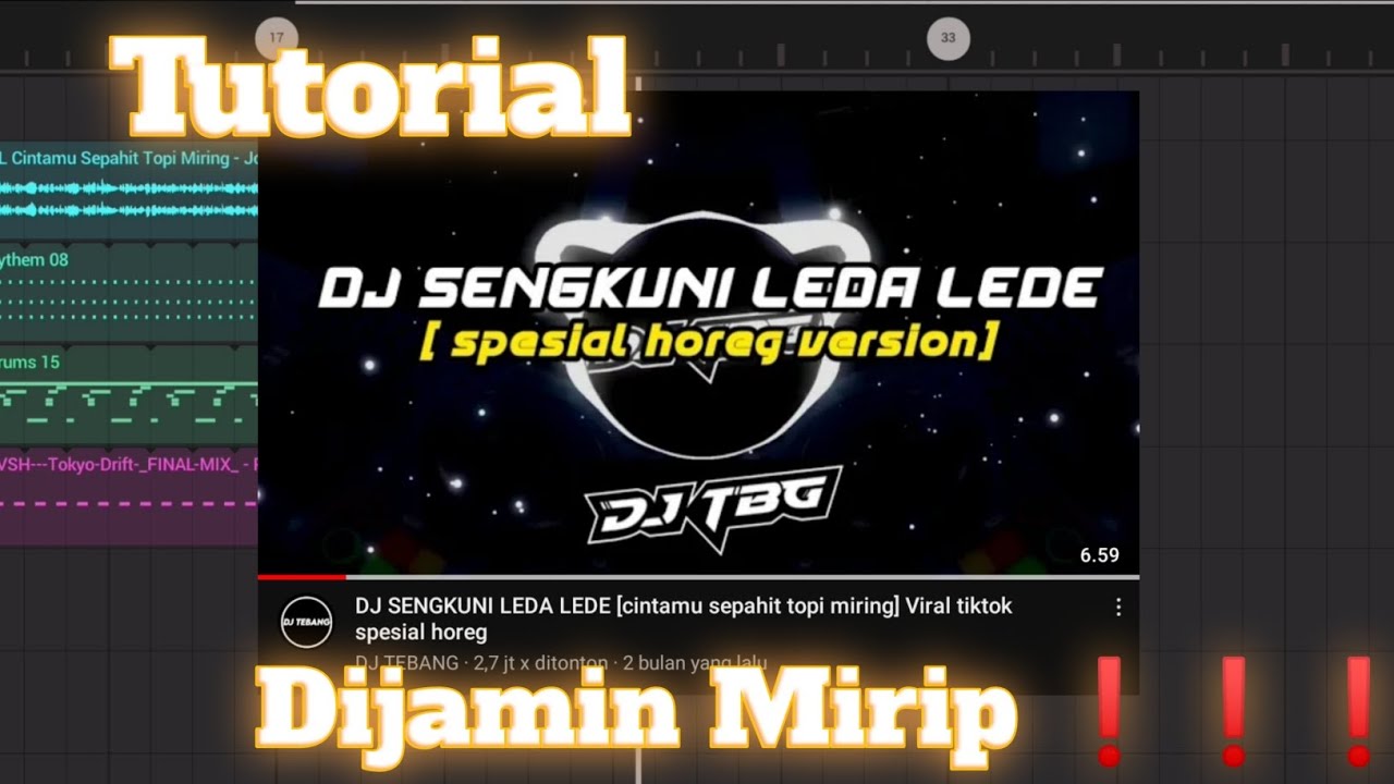 Tutorial Dj Sengkuni Leda Leda Viral tiktok Free FLM - YouTube