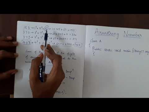 Armstrong Number | To check if a given number is an Armstrong number or ...