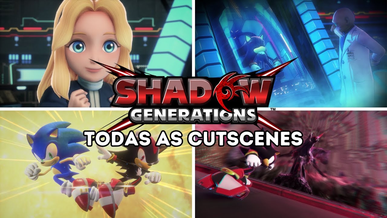 Shadow Generations Todas as Cutscenes (Legendado PT BR) + Ultimo Chefe ...