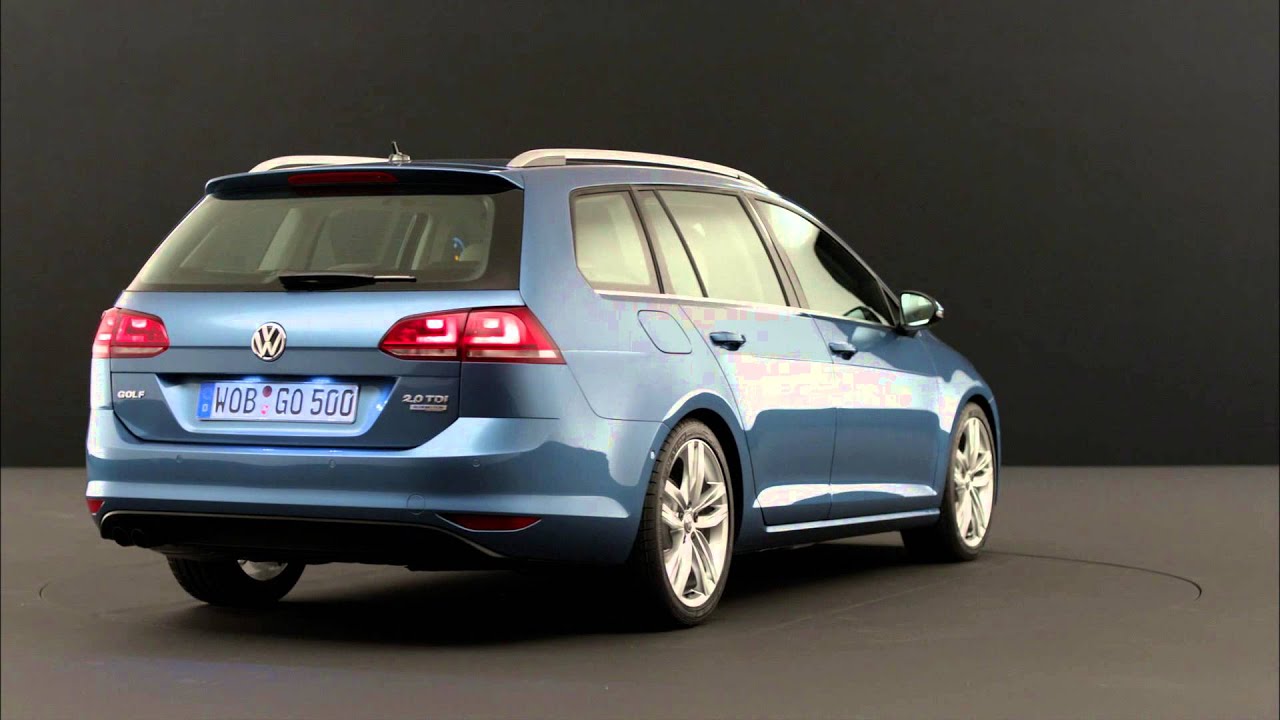 2014 Volkswagen Golf Variant/Estate exterior footage - YouTube