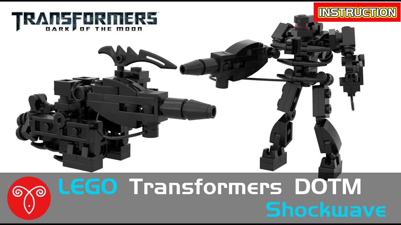 Lego Transformers MOC DOTM Shockwave How to build Mini Alien Mecha ...