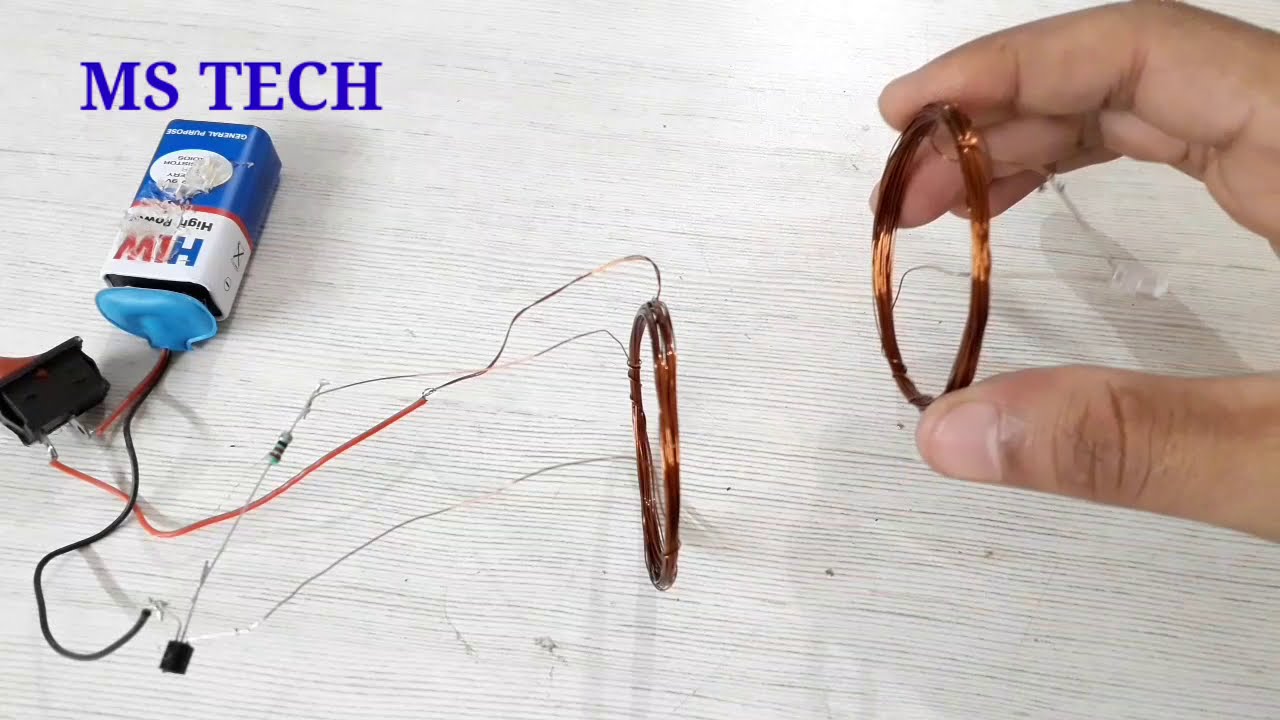 Wireless Power Transmission|Very simple DIY Project | - YouTube