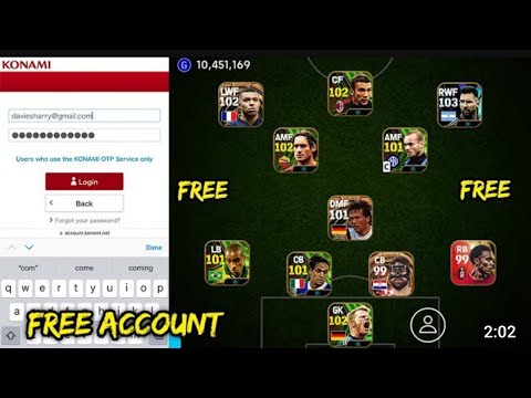 Free Pes Account Password !!Giveaway Big Account eFOOTBALL 23 Mobile😱🔥 ...