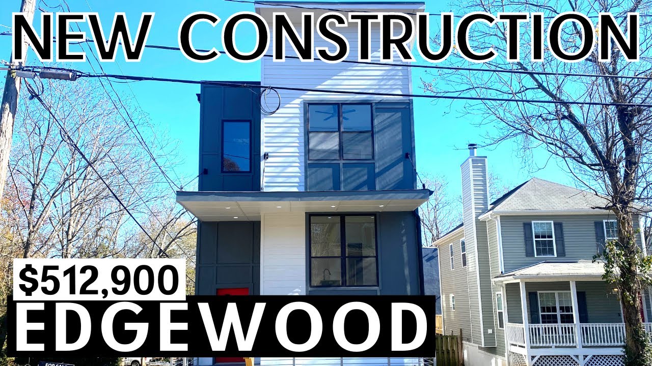 MODERN New Construction Atlanta Homes For Sale | Edgewood - YouTube