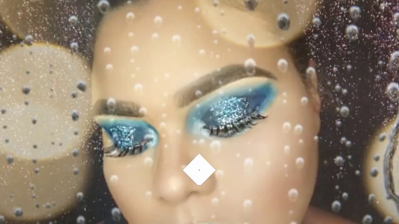 Blue Eye Glitter Eyeshadow Makeup - YouTube