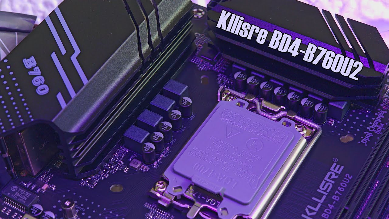 🔥Kllisre BD4 B760U2 - доступная материнка LGA1700 с мощным VRM для ...
