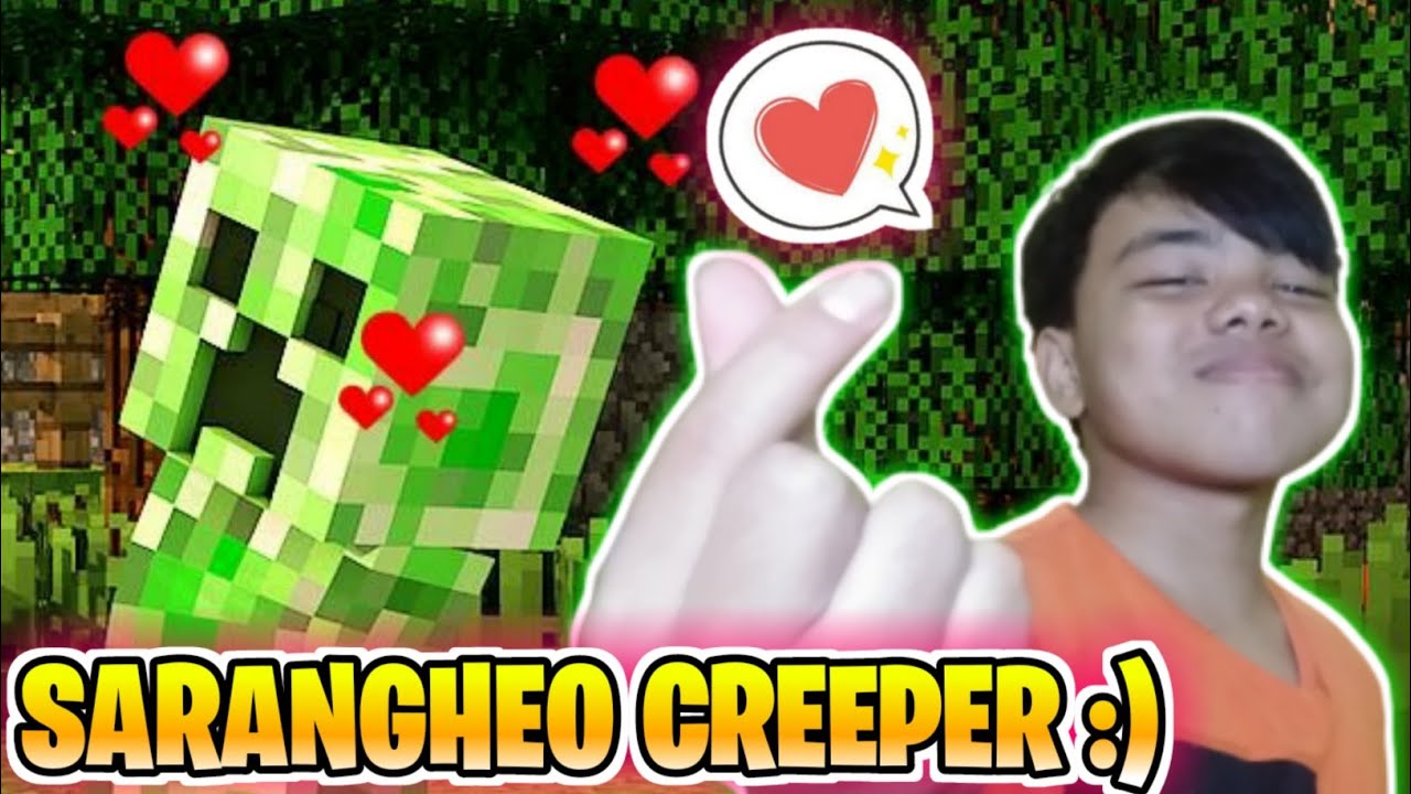 SARANGHEO CREEPER UWU - MINECRAFT SURVIVAL ONE BLOCK #2 - YouTube