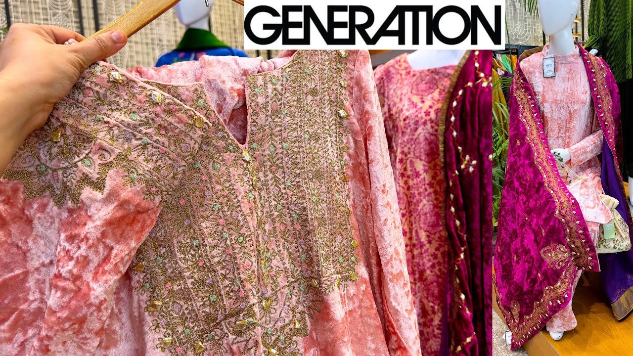 GENERATION BEAUTIFUL VELVET COLLECTION 2026 ️ Generation Velvet Shawls ...