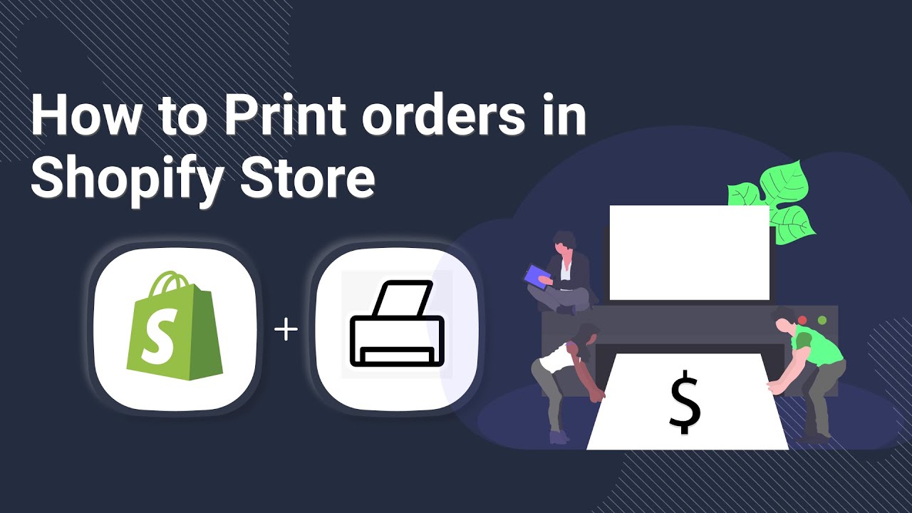 How to Print Orders in Shopify Store - YouTube