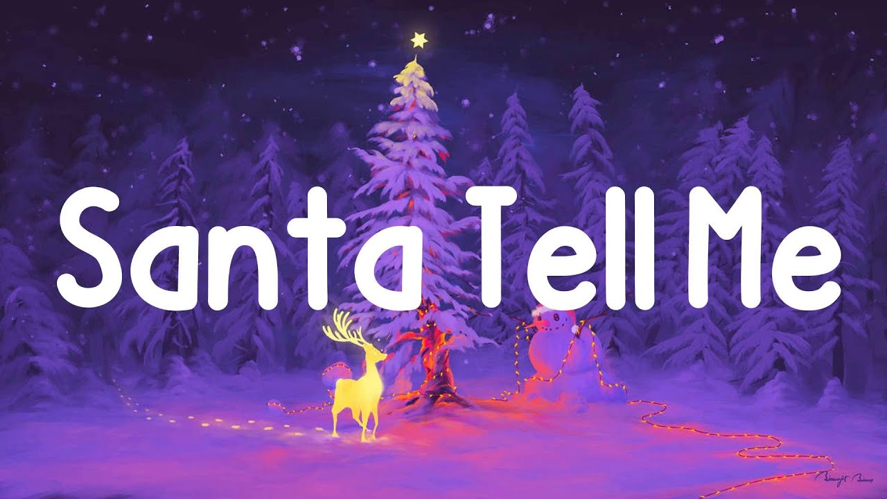 Ariana Grande - Santa Tell Me (Lyrics) - YouTube
