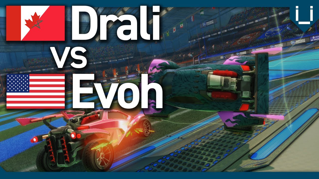 Drali vs Evoh | Rocket League 1v1 Showmatch | Set of 4 - YouTube