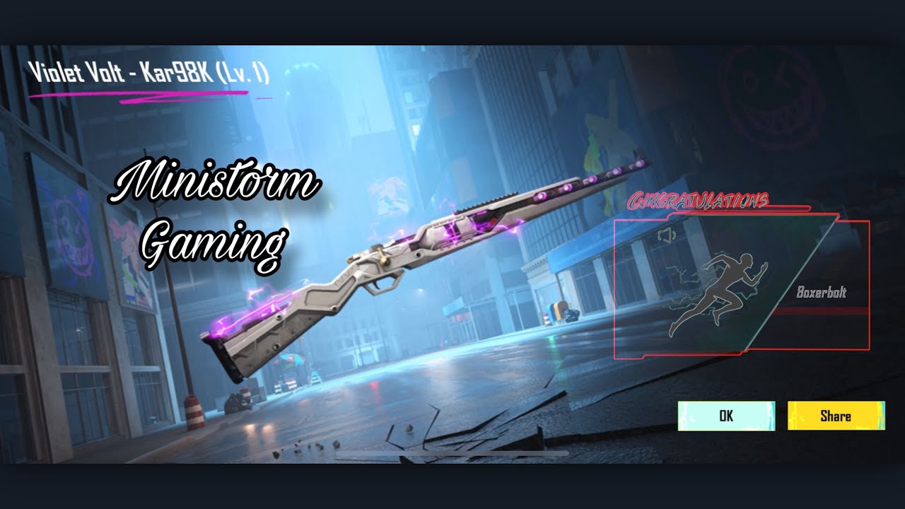 CHEAPEST VIOLET VOLT - Kar98k & EMOTE OPENING 🥵|| BGMI ️|| FLASH ...