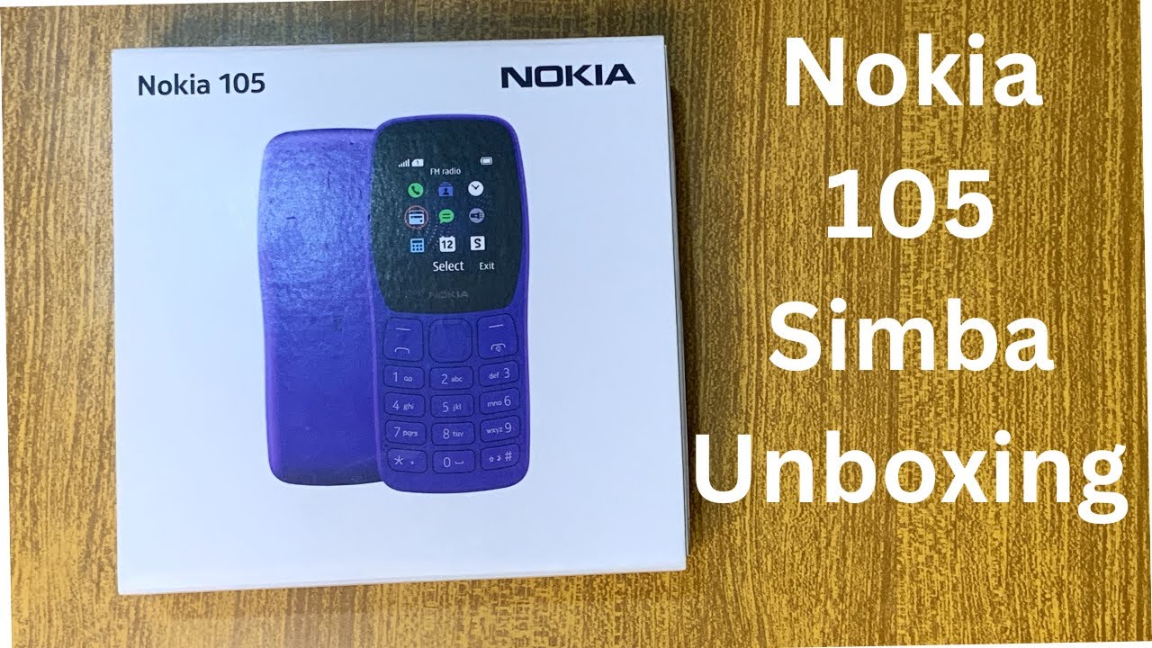 nokia 105 simba unboxing - Best Feature phone - YouTube