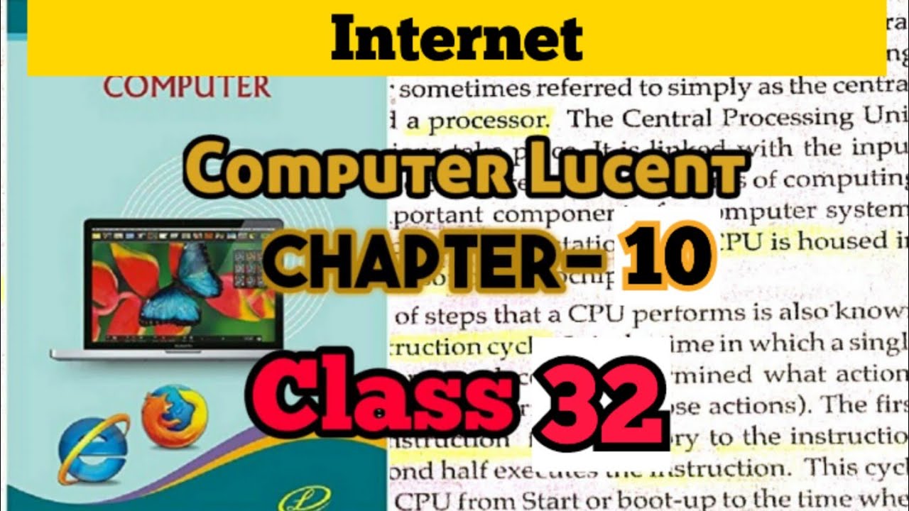10.2 Uses of Internet in Lucent Computer in Hindi | Internet in ...