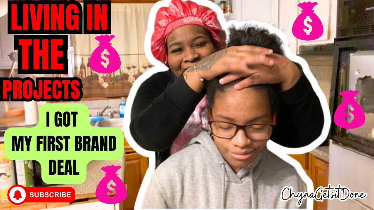 Living In The Projects || I GOT MY FIRST BRAND DEAL - YouTube