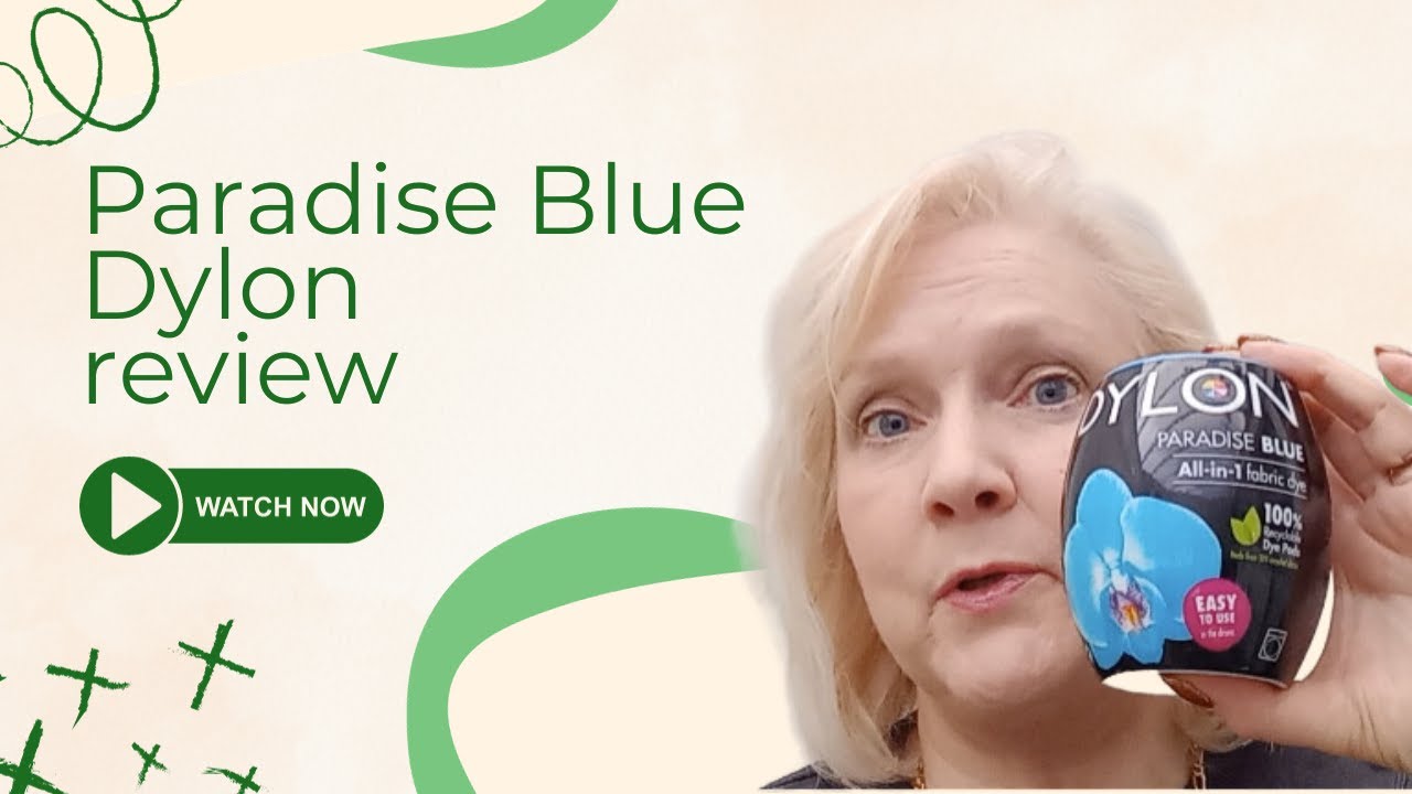 Dylon Paradise Blue Review | bleach stains - YouTube
