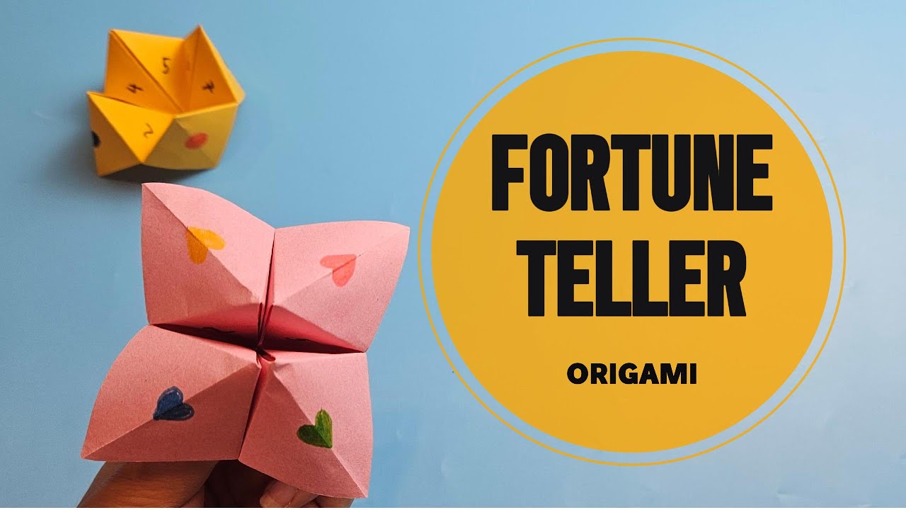 DIY Origami Fortune Teller - Easy and Fun - YouTube
