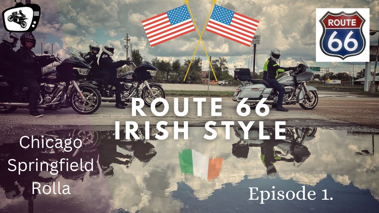 Route 66 Irish Style | Episode 1 | Chicago, Springfield, Rolla. - YouTube